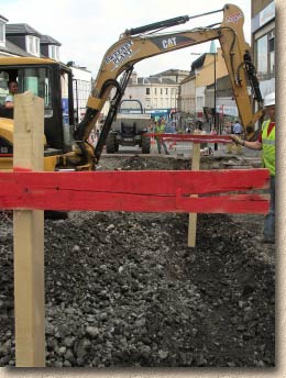 Paving Expert - AJ McCormack and Son - Setting Out - Boning Rods